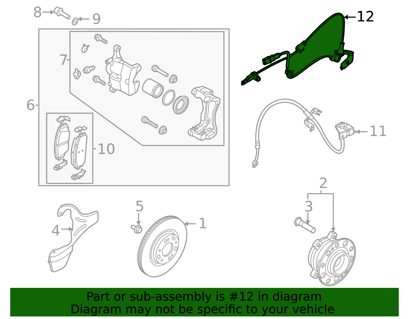 58930-L1000 - Front Speed Sensor 2021-2024 Kia K5 | Kia.Parts Store