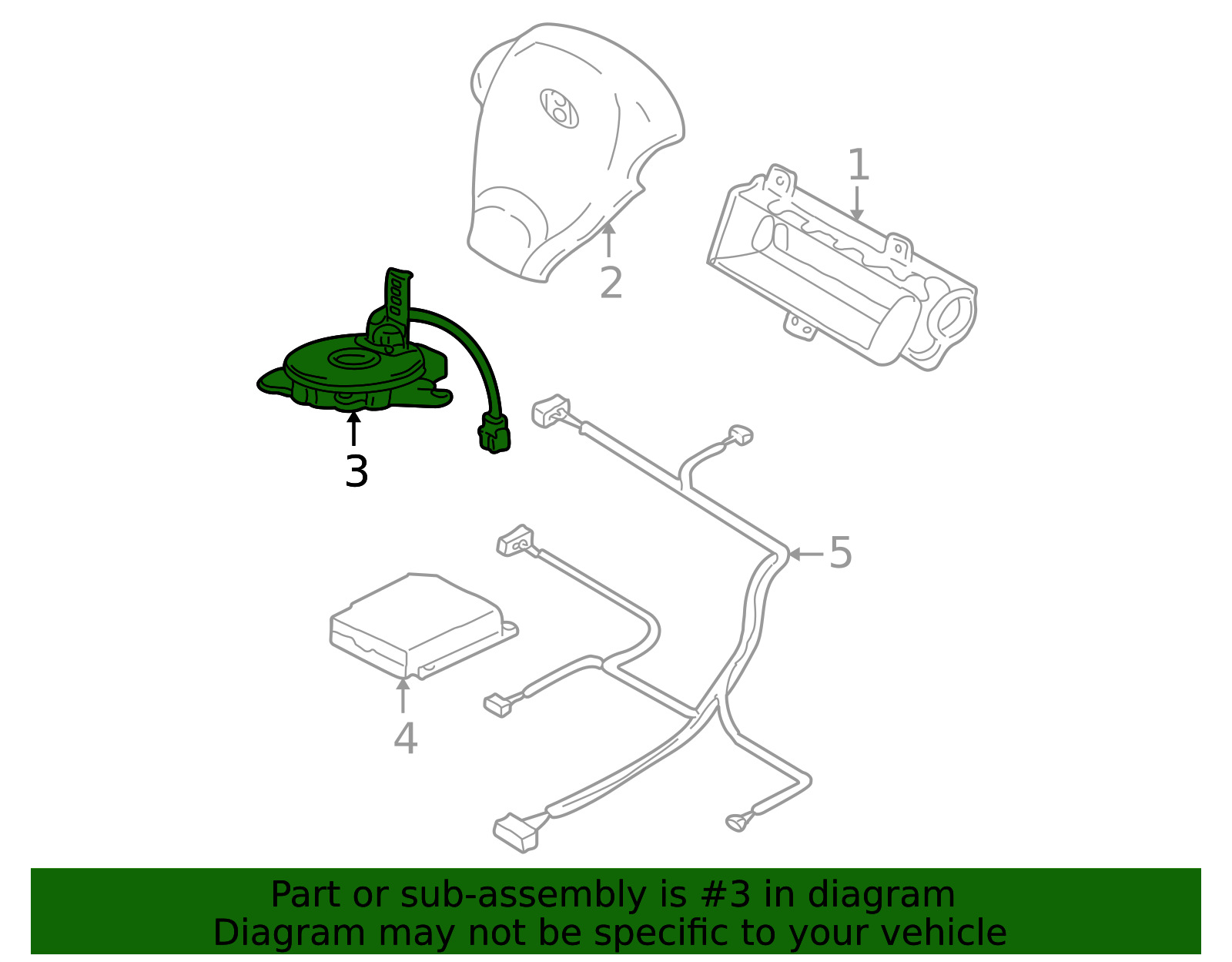 93490-26000 - Clock Spring - 2001-2004 Hyundai Santa Fe | World OEM ...