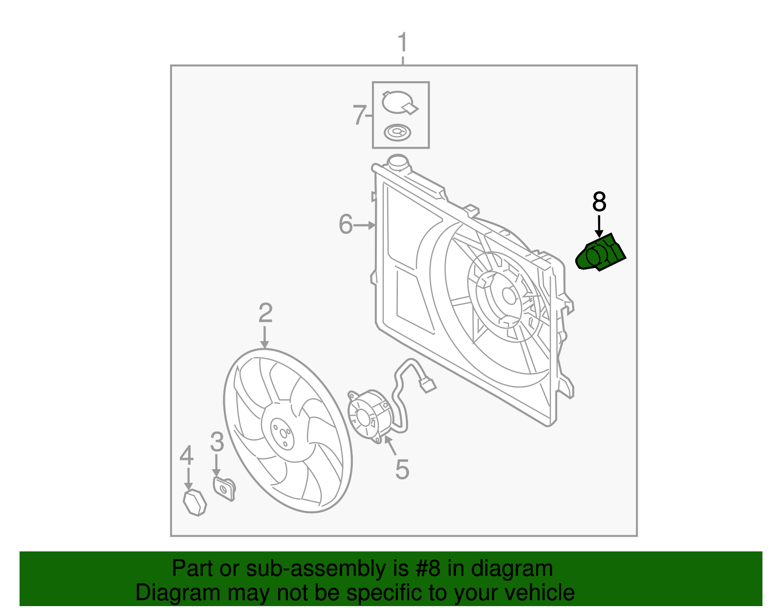 Genuine Engine Cooling Fan Resistor for 2011-2017 Hyundai | Part# 25385 ...