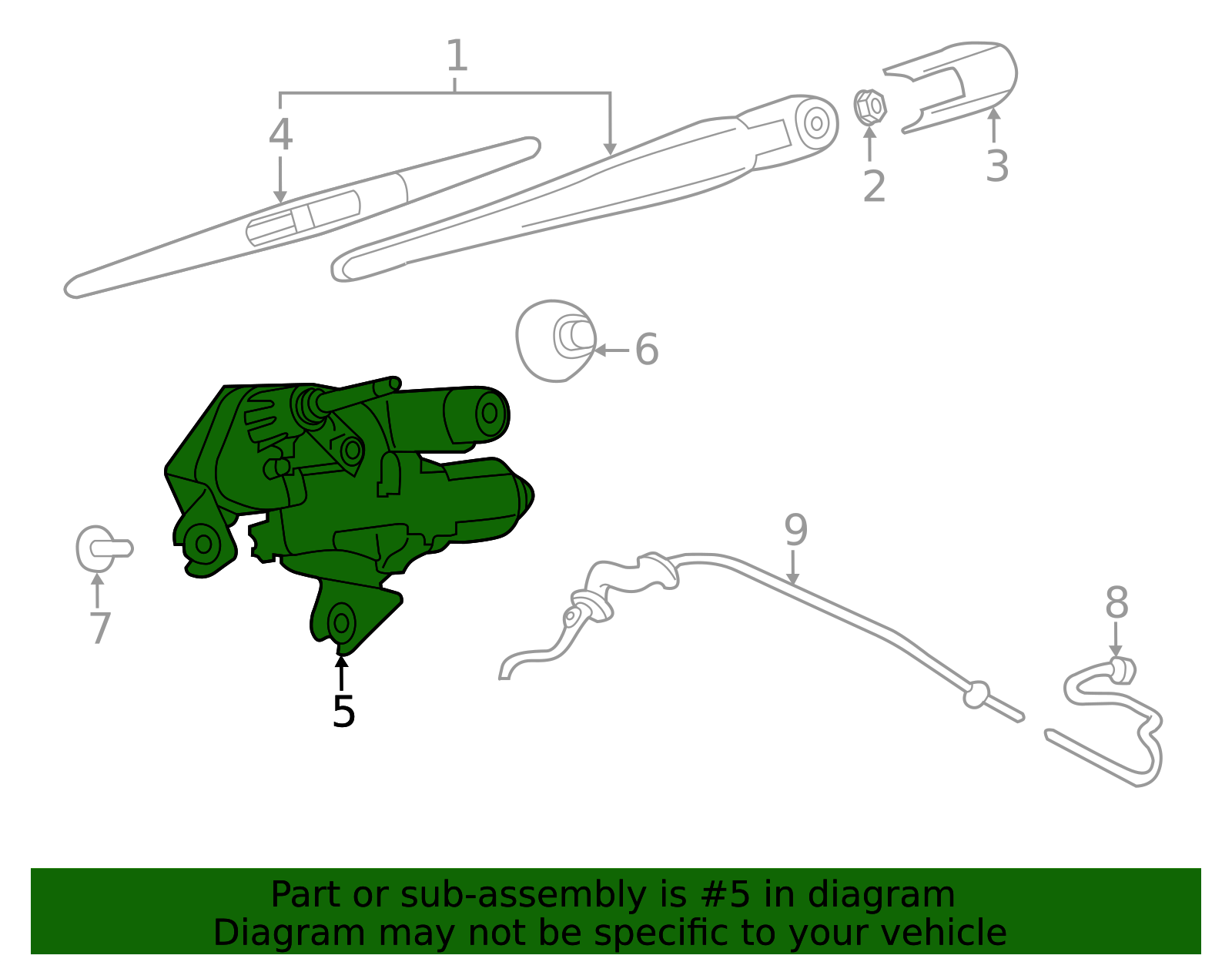 28710-5SA0A - High-Quality Wiper Motor for 2018-2025 Nissan LEAF ...