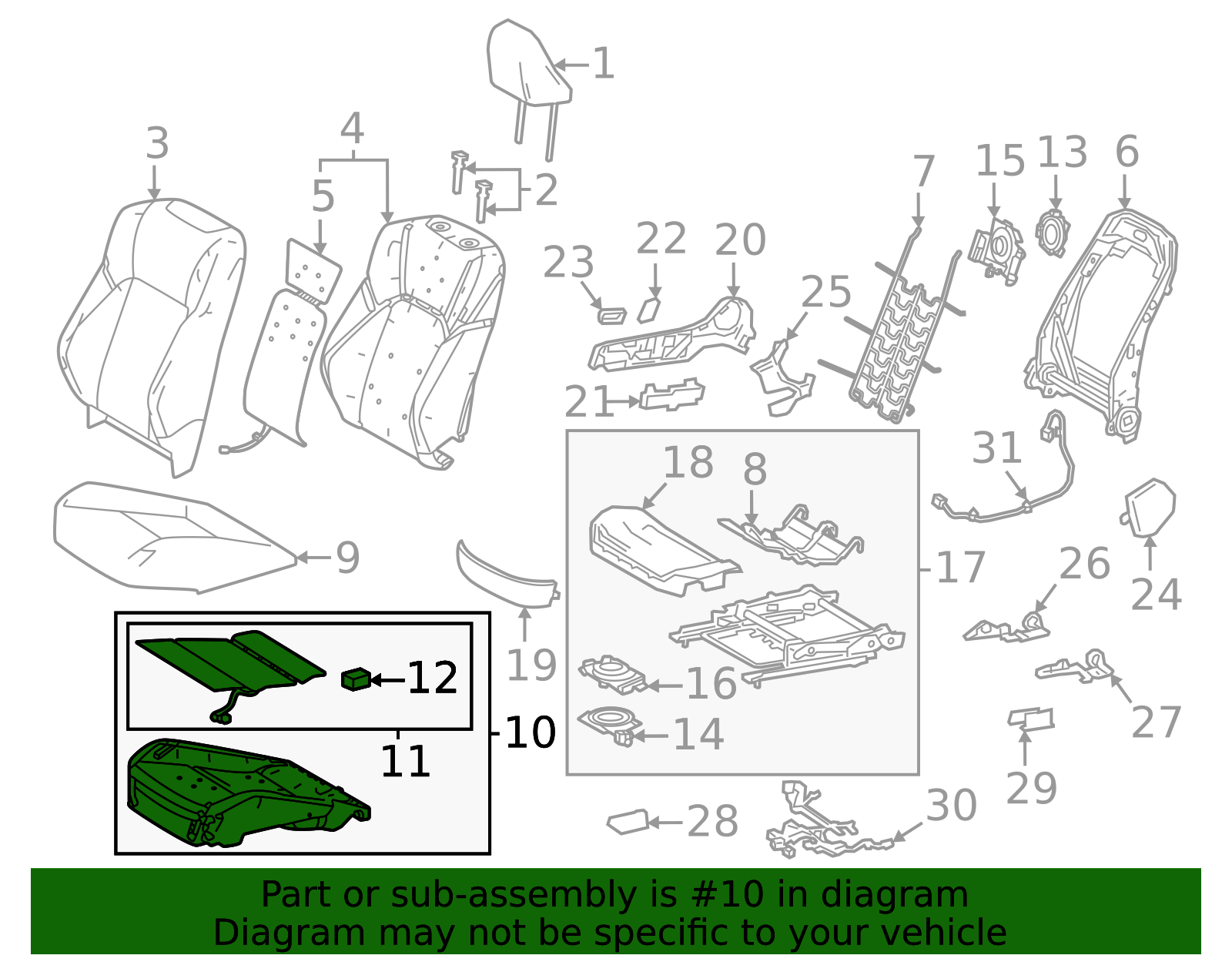 Seat Cushion Foam 71511-AQ020 | Toyota Parts Center