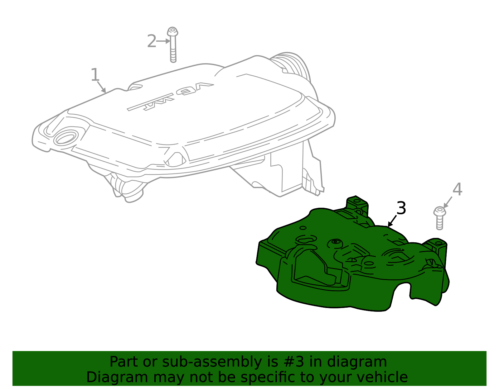 2017-2025 GM Engine Intake Manifold Cover 12680066 | Parts McElveen