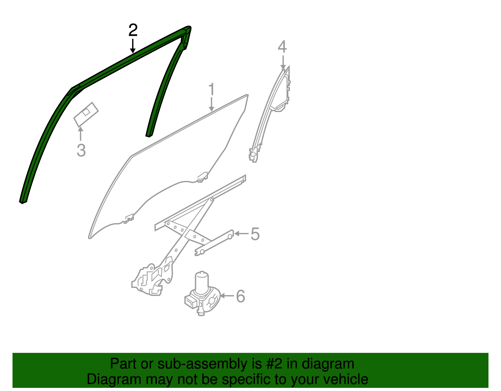 823315aa0c - Nissan Glass Run 2015-2018 Nissan Murano | Performance ...