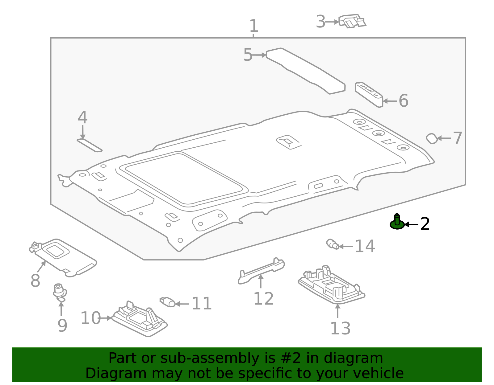 2003-2025 Toyota Headliner Clip 90467-05164-B0 | Toyota Parts Center