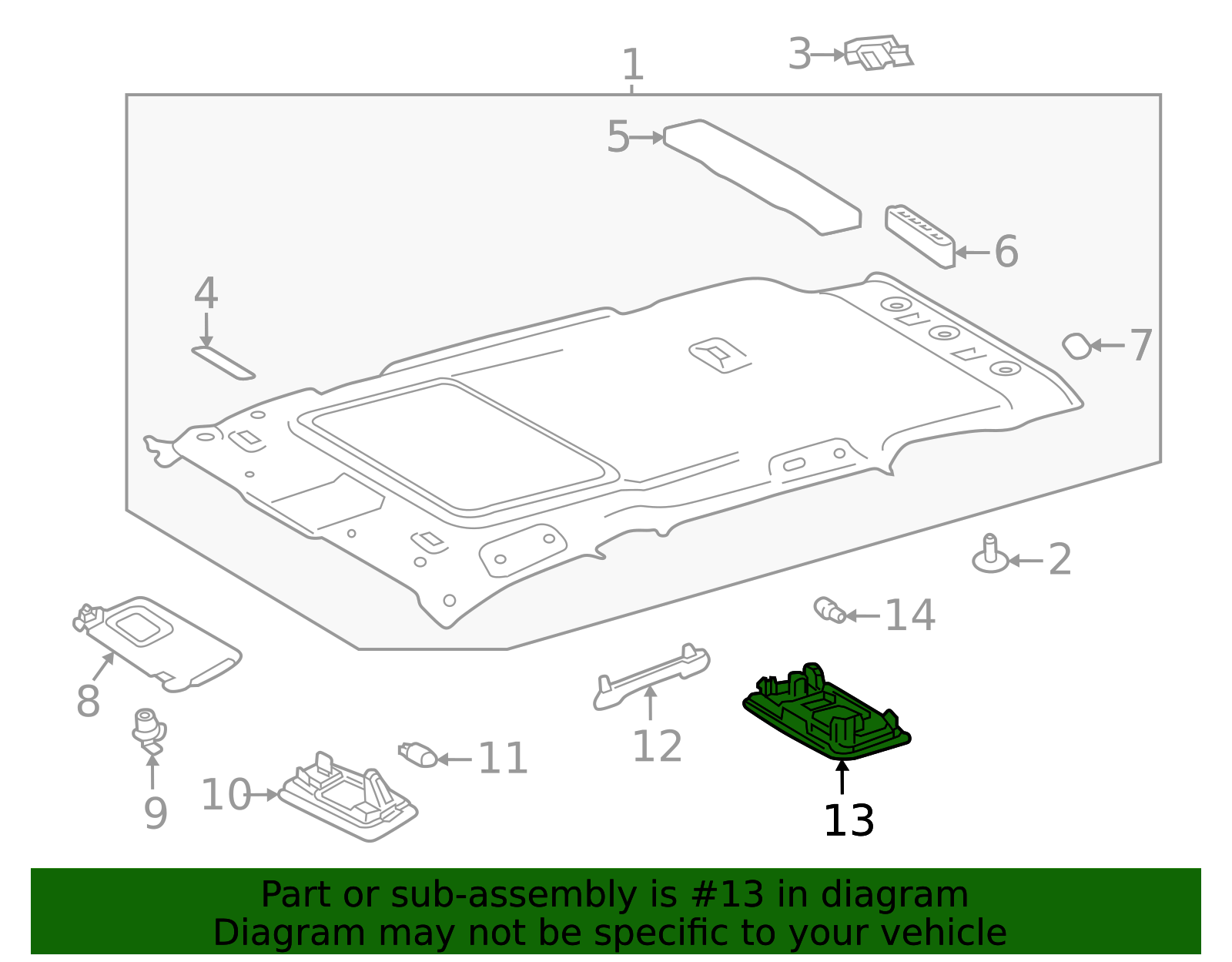 Reading Light - OEM Interior Illumination | AutoNation Parts