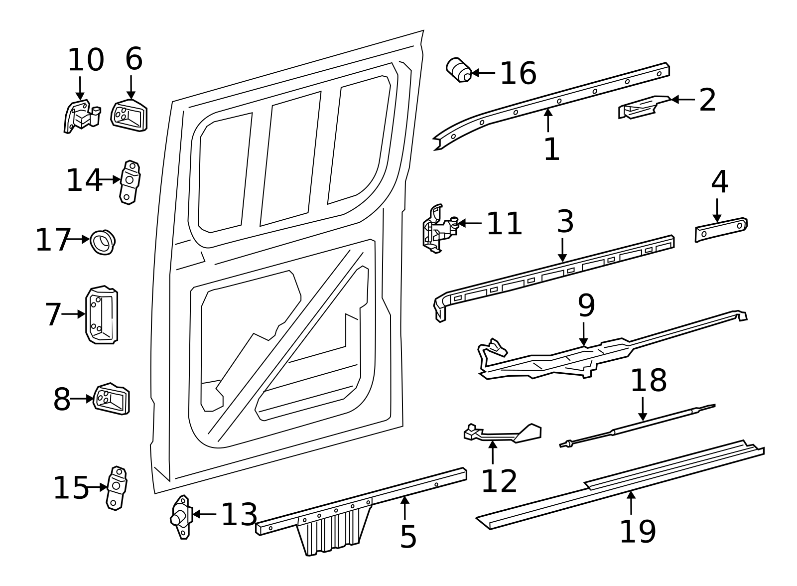 9077604100 - Sliding Door Roller Mercedes-Benz USA Parts
