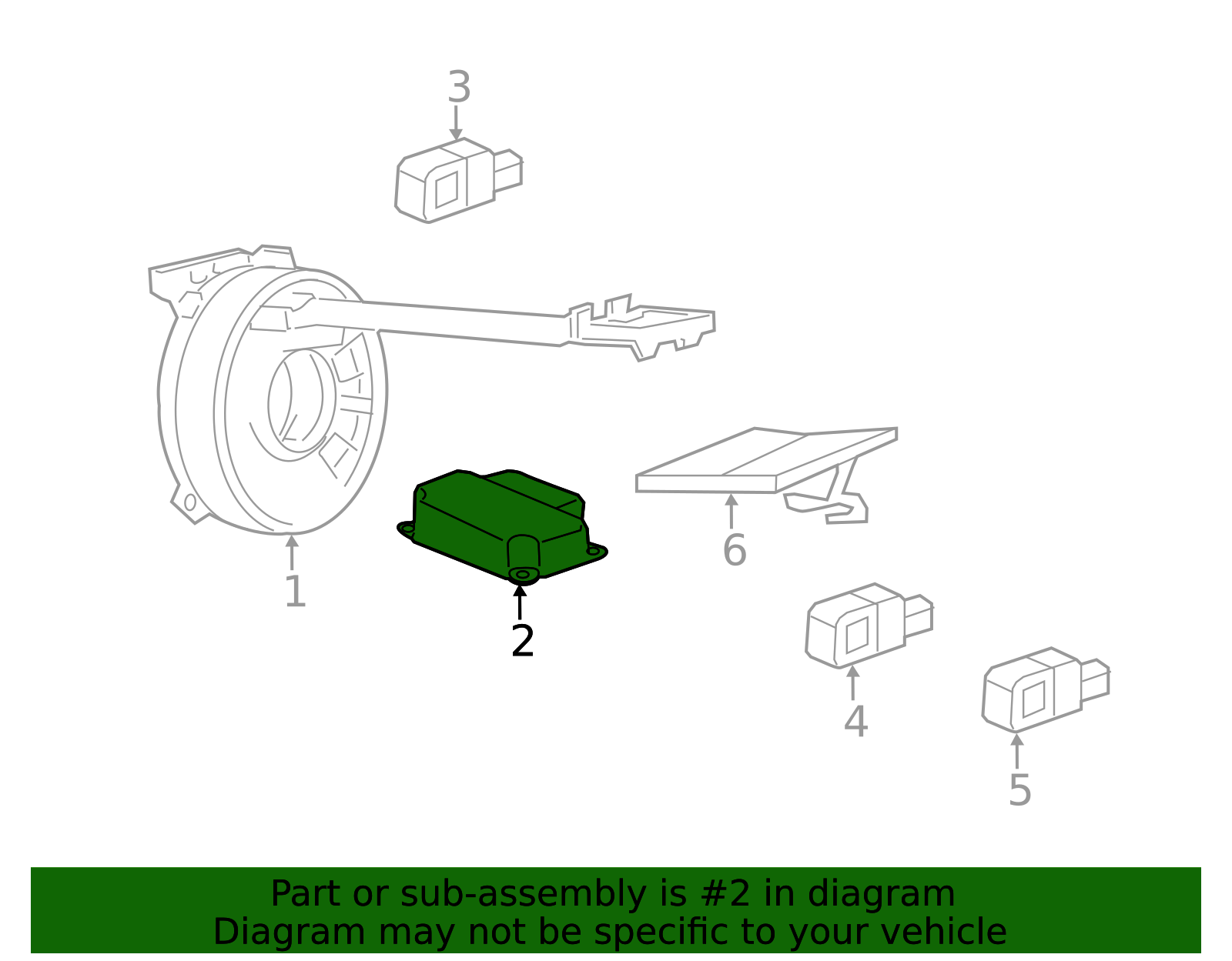 13534753 - 2017-2020 Chevrolet Sonic - Restraints Control Module ...