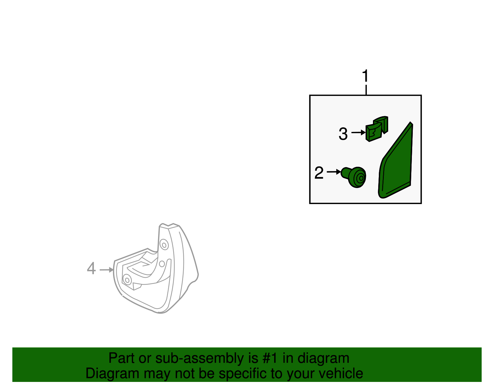 75495-TK6-A00 - 2009-2011 Honda Fit - Garnish Assembly L Front Corner ...