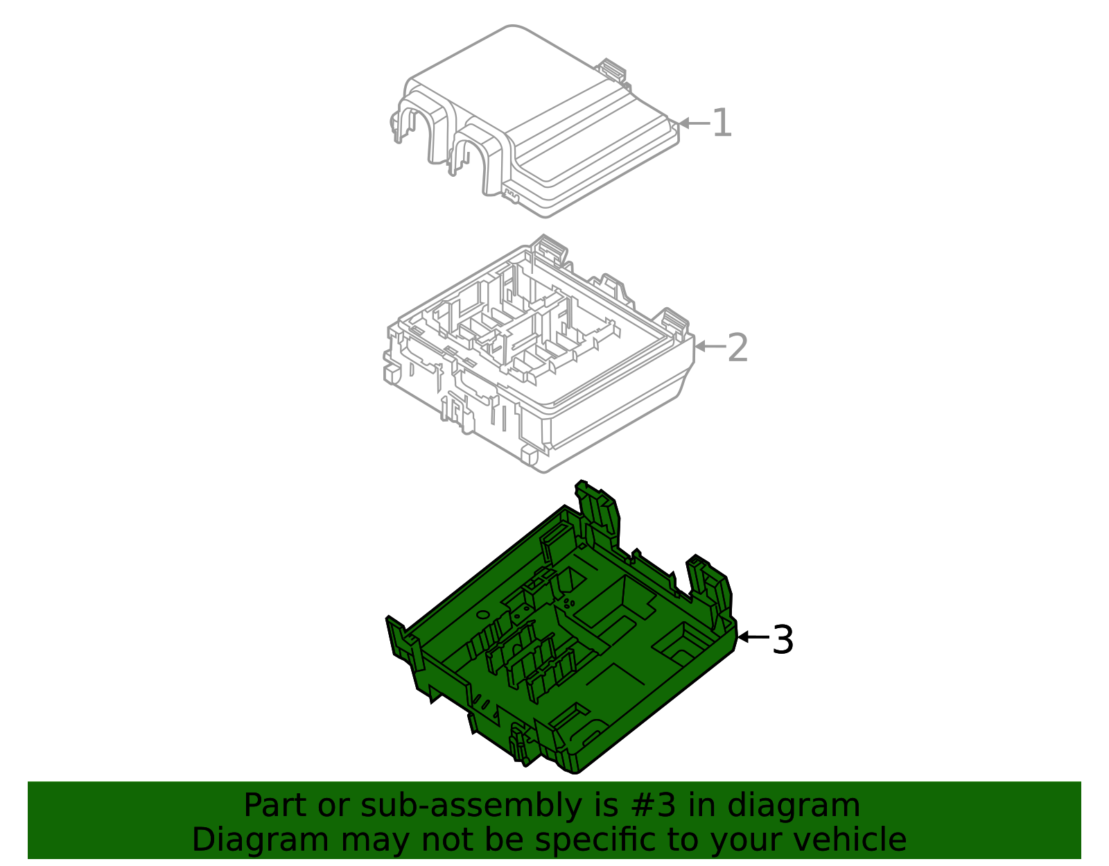 2021-2025 Ford Motorcraft™ Fuse Box Bracket SW-8334 | OEM Parts Online