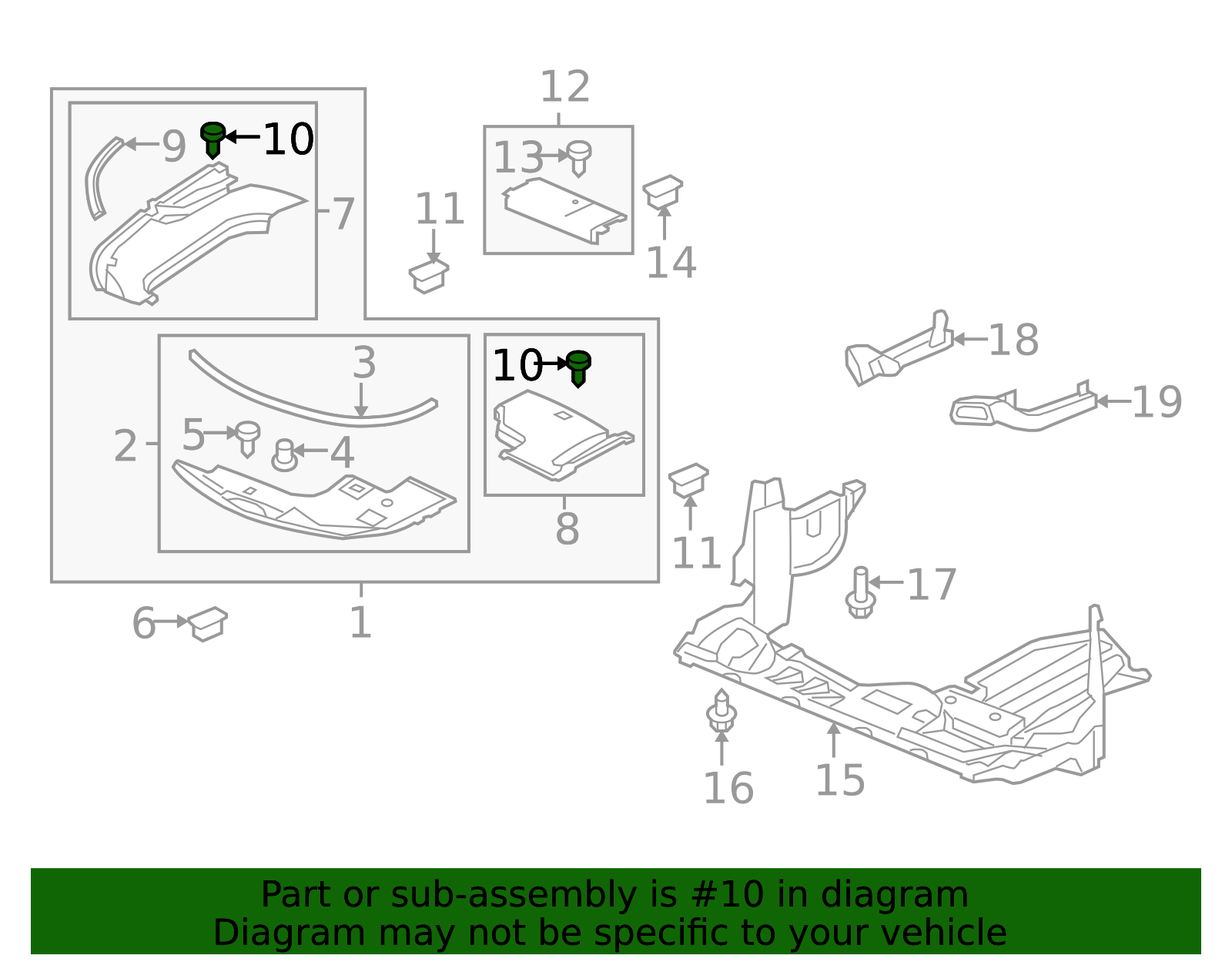 Genuine OEM Acura - Cover Striker Part# 91547-TK4-A01 | Acura Parts For ...