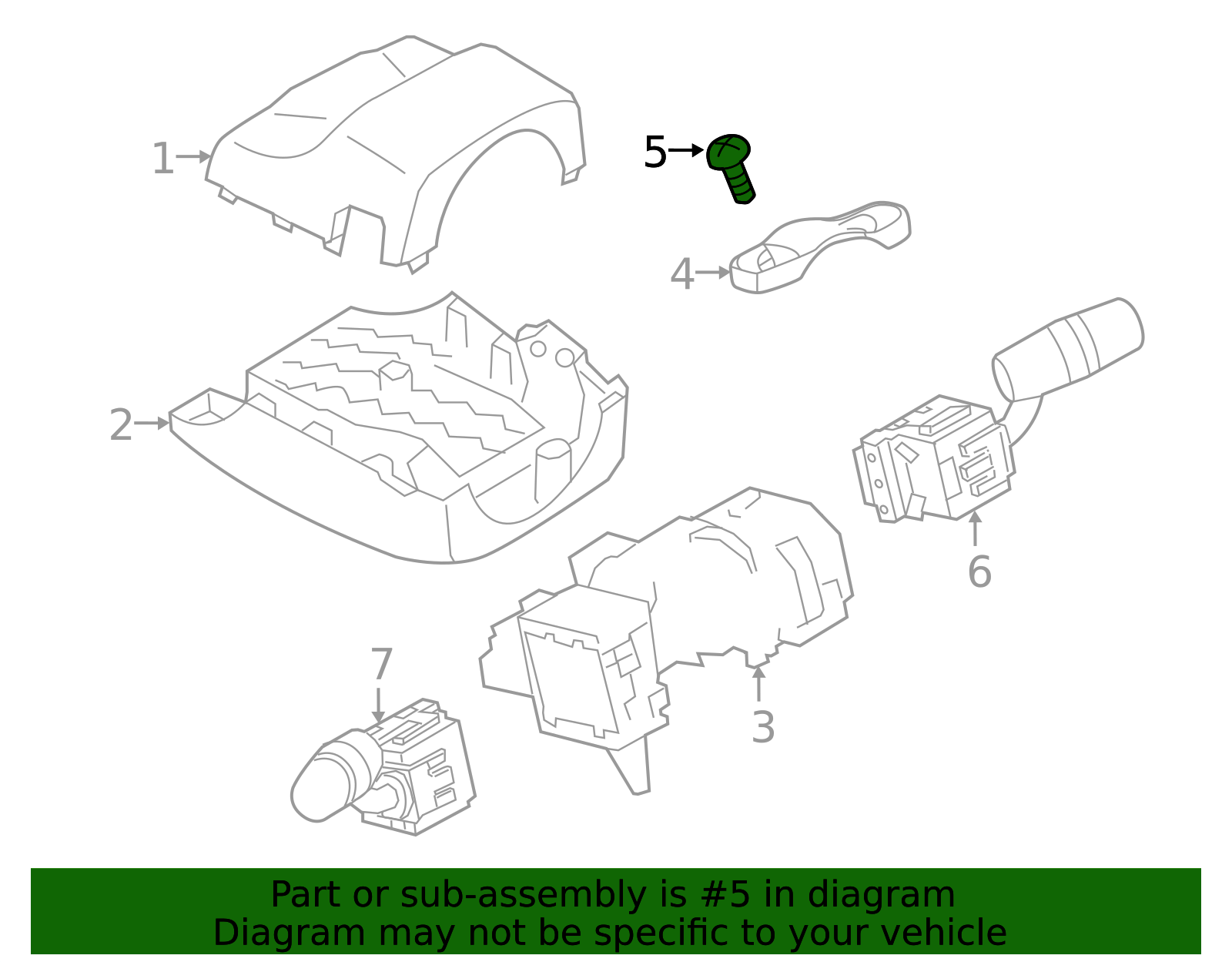KA01-66-154 - Switch Housing Screw - Mazda Swag