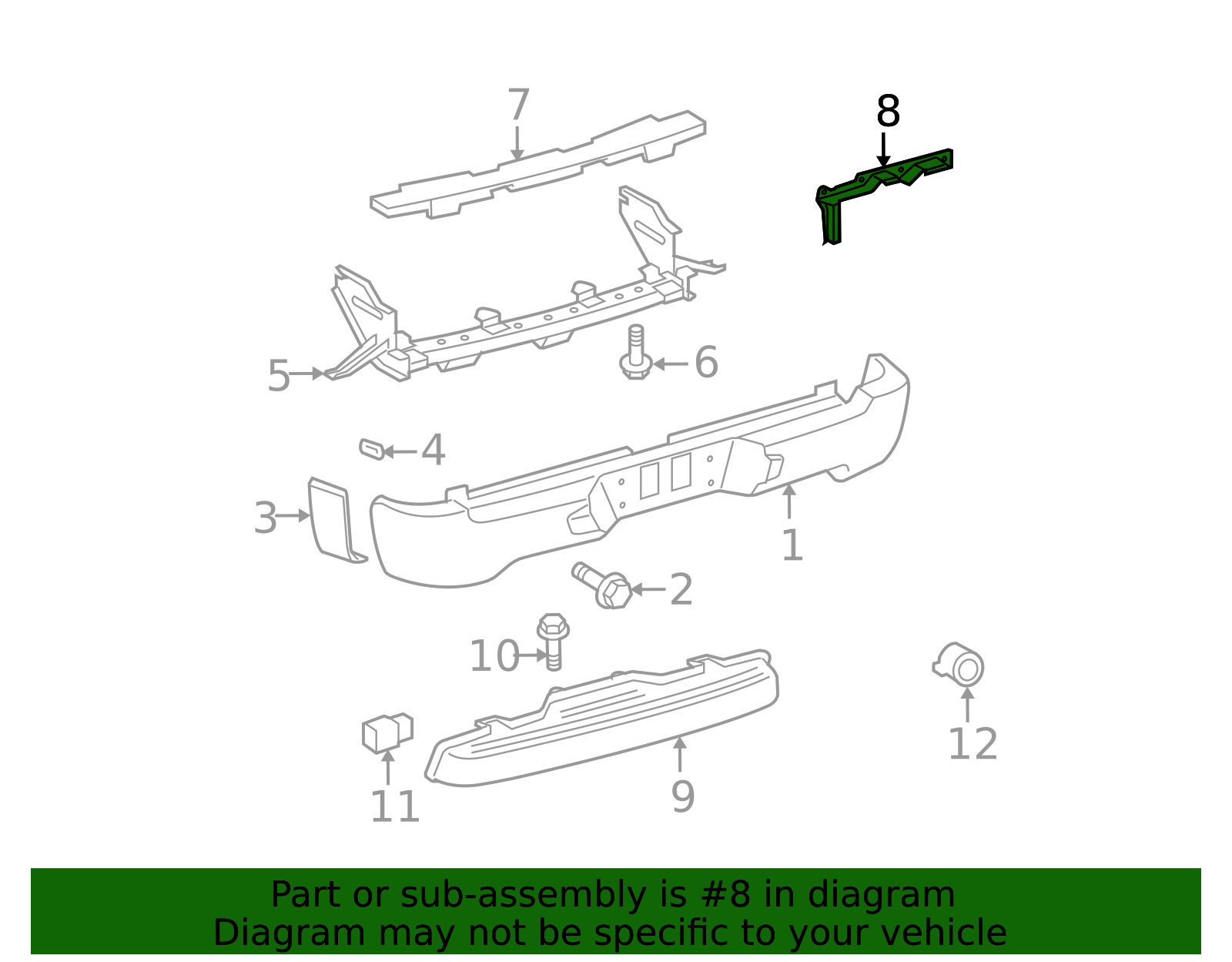 2007-2013 Toyota Tundra Side Extension 52108-0C010 | Toyota Parts Center