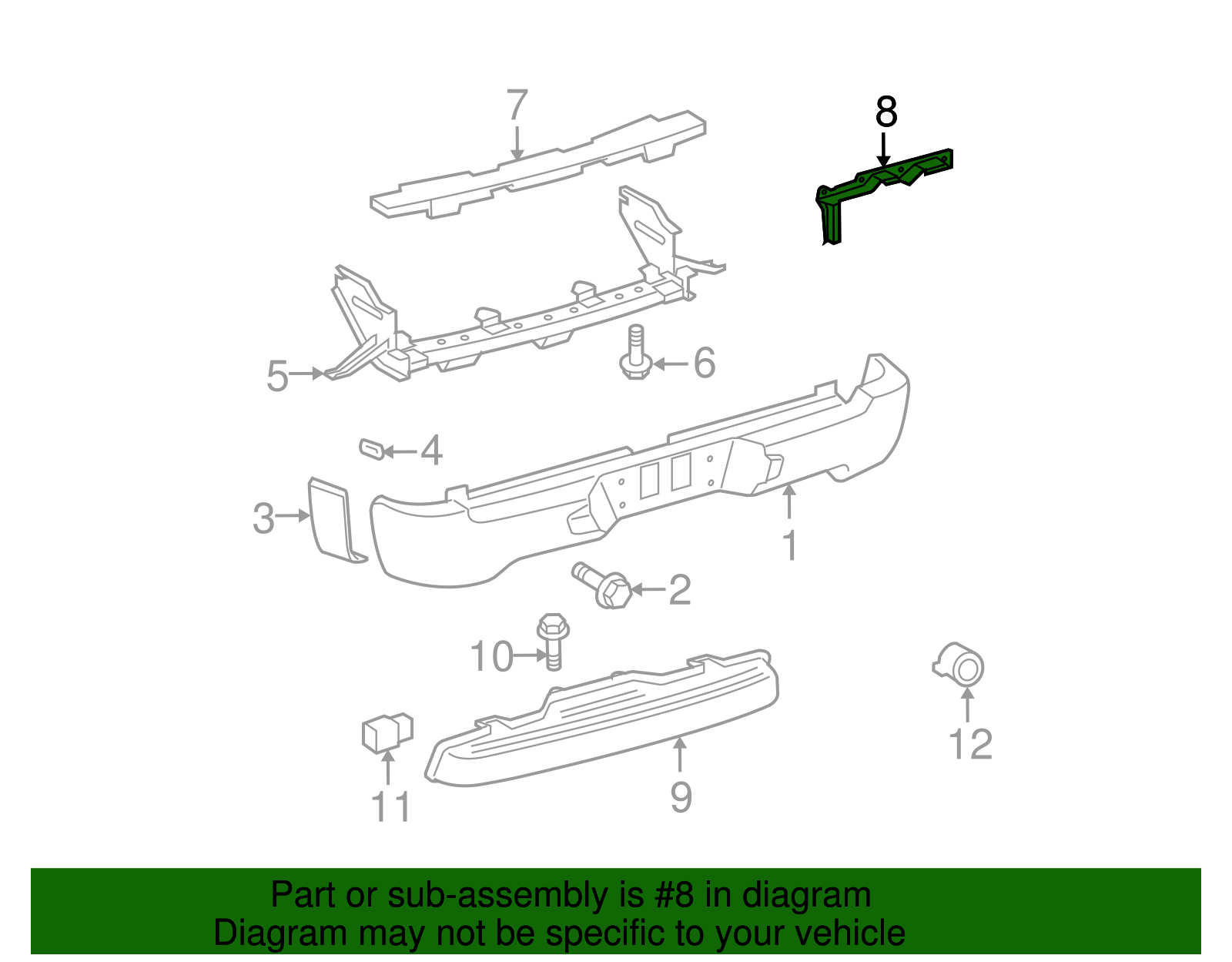 52108-0C010 - Side Extension - 2007-2013 Toyota Tundra | Nucar Toyota ...