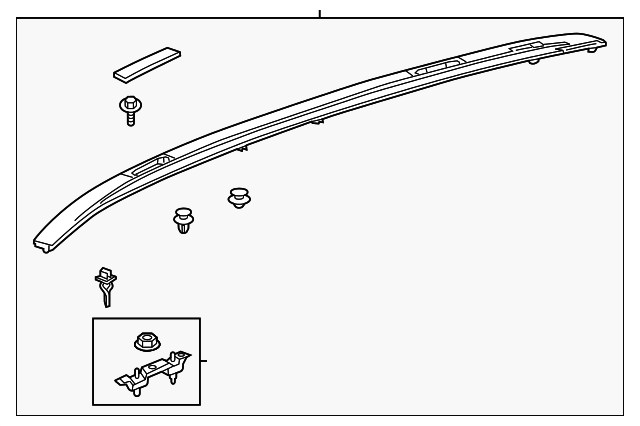 75505-0R010-C3 - 2019-2021 Toyota - Rail | Toyota Parts Delivered