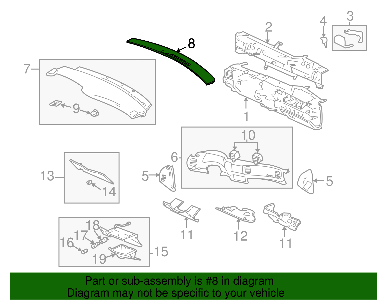 2001-2005 Chevrolet Impala Defroster Vent 10353314 | Capital Chevy Parts