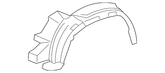 2008-2015 Toyota Land Cruiser Fender Liner - DRIVERS SIDE 53876-60060 ...