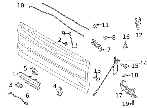 Tailgate for 2021 Ford F-150 | Ford OEM Parts Outlet