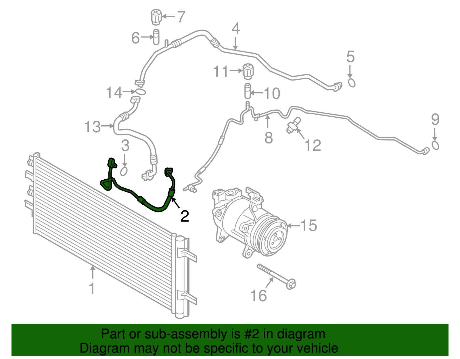 64-53-5-A07-780 - Pressure Hose - 2023-2025 BMW | BMW Parts Exchange