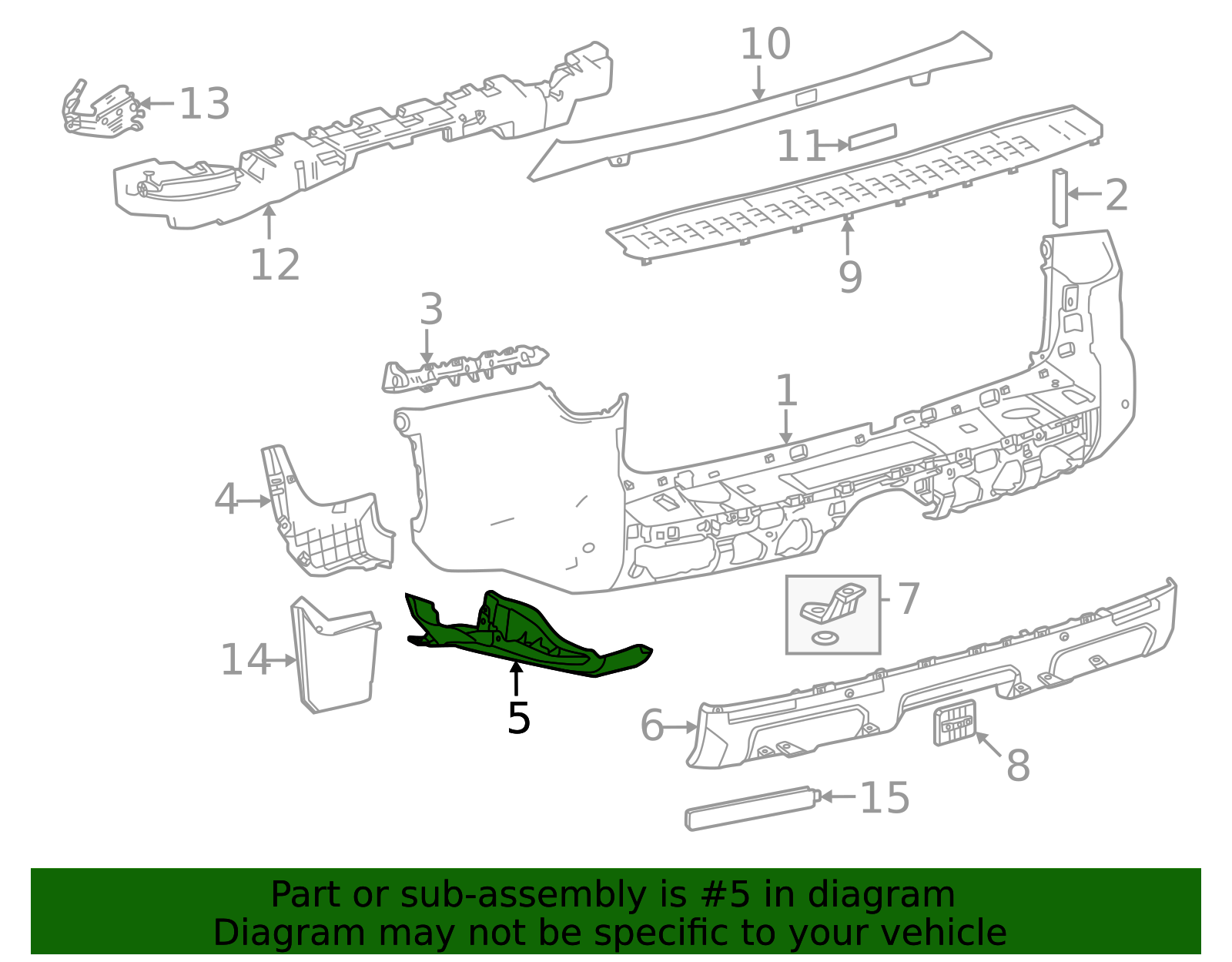 2025 Toyota 4Runner Stone Deflector 53723-35070 | Toyota Parts Center