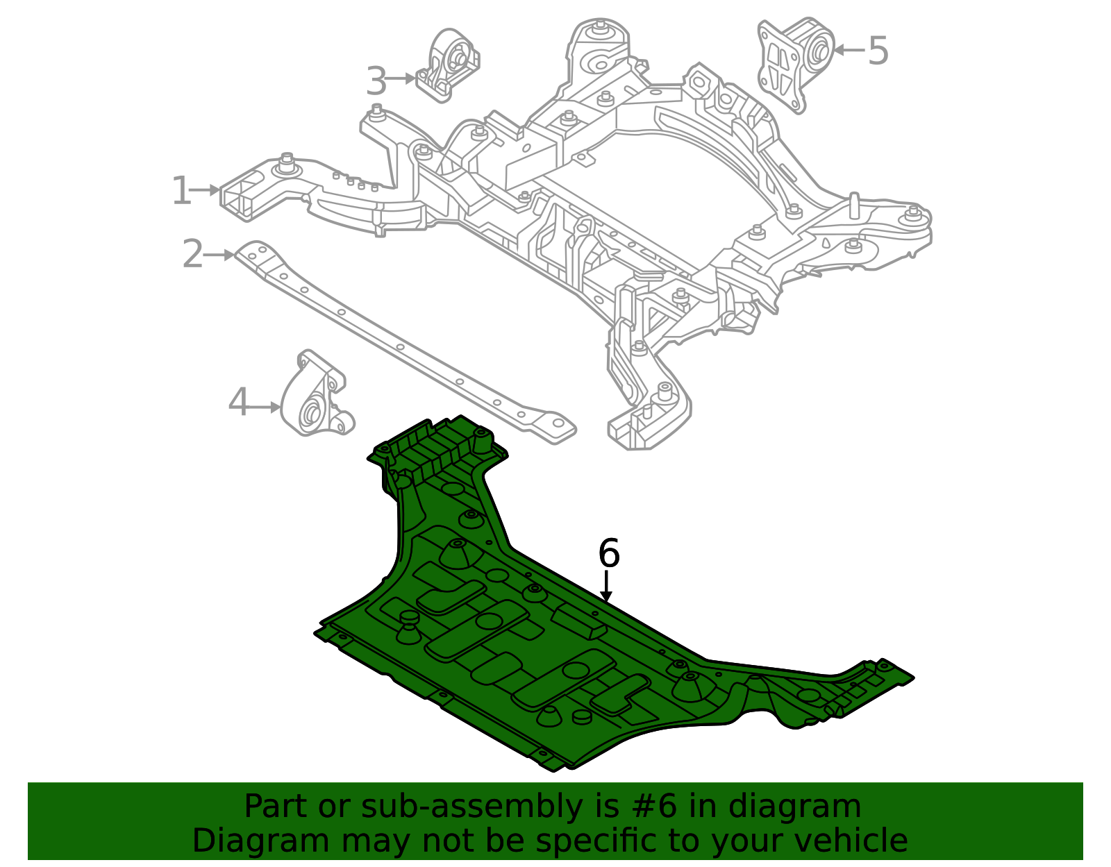 Hyundai - 84291-GI000 - Under Cover - 2023-2025 Hyundai | OEM Hyundai ...