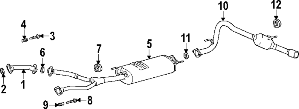 2022-2025 Toyota Tailpipe Gasket 17451-F4010 | MotorMotor