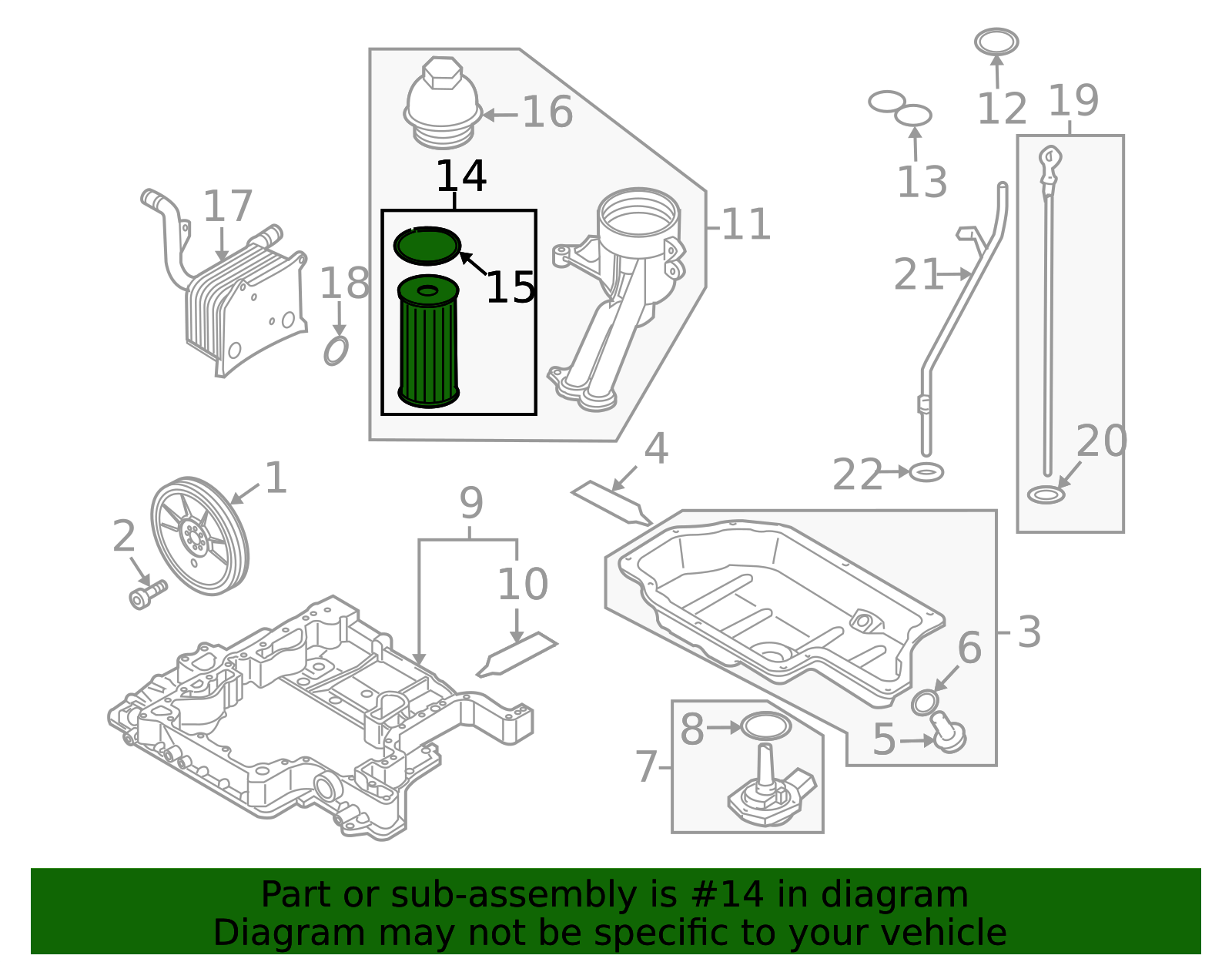 079-198-405-E - Oil Filter 2007-2009 Volkswagen Touareg | Wolfsburg ...