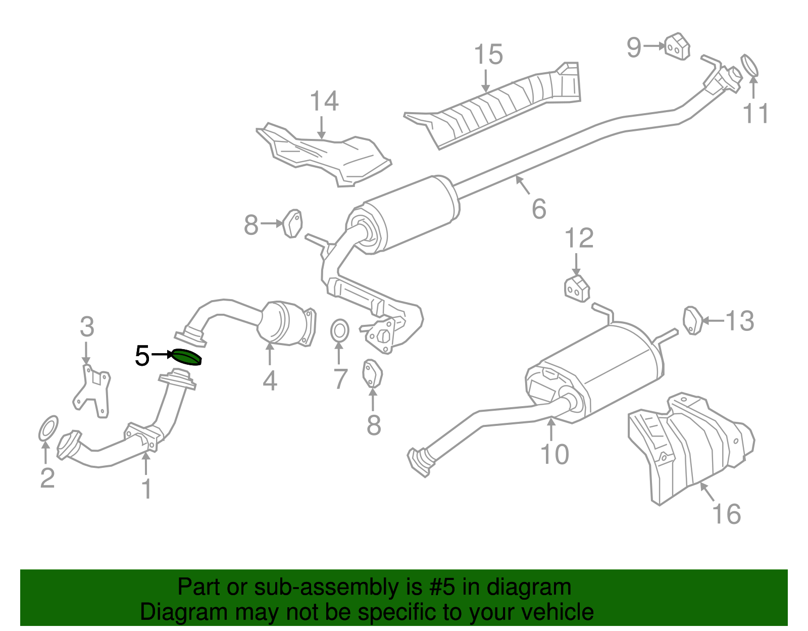 18229-TF0-013 - Converter & Pipe Gasket | All Discount Parts Store