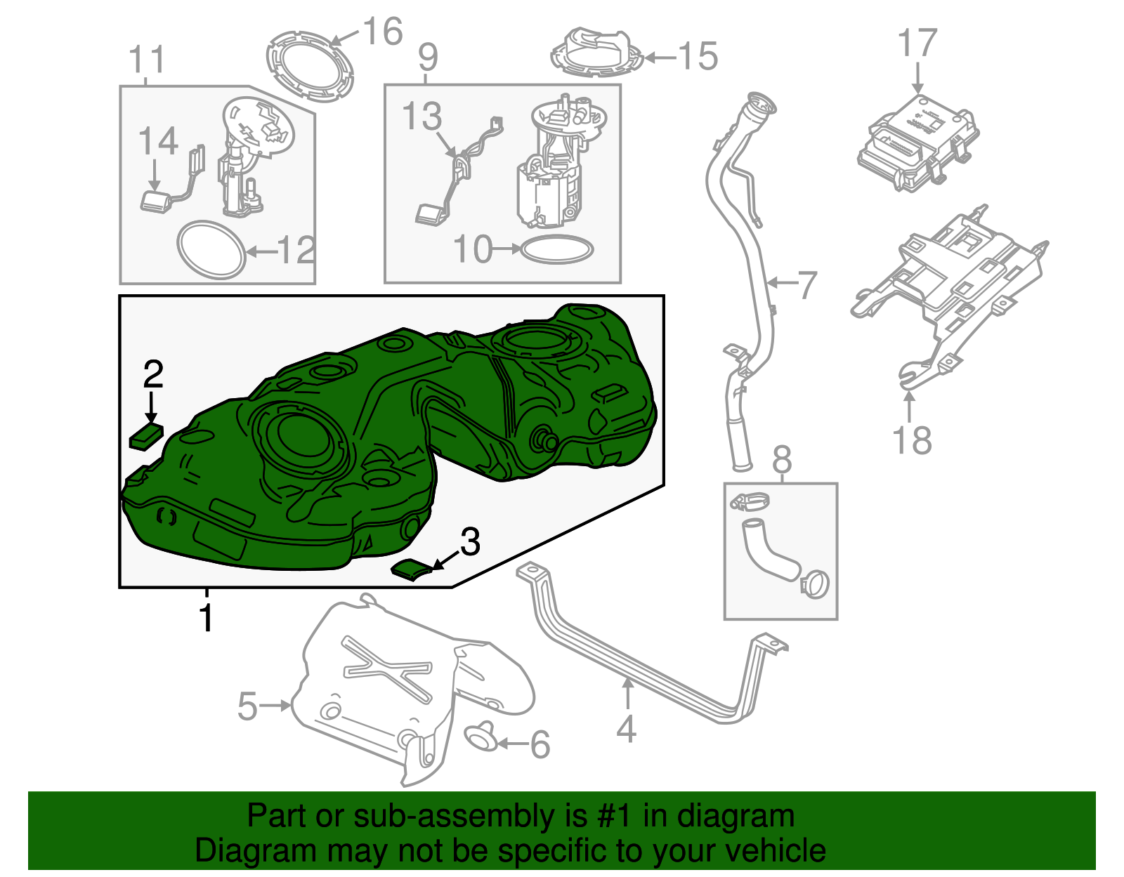 2016-2019 Cadillac ATS Fuel Tank 84383263 | Capital Chevy Parts