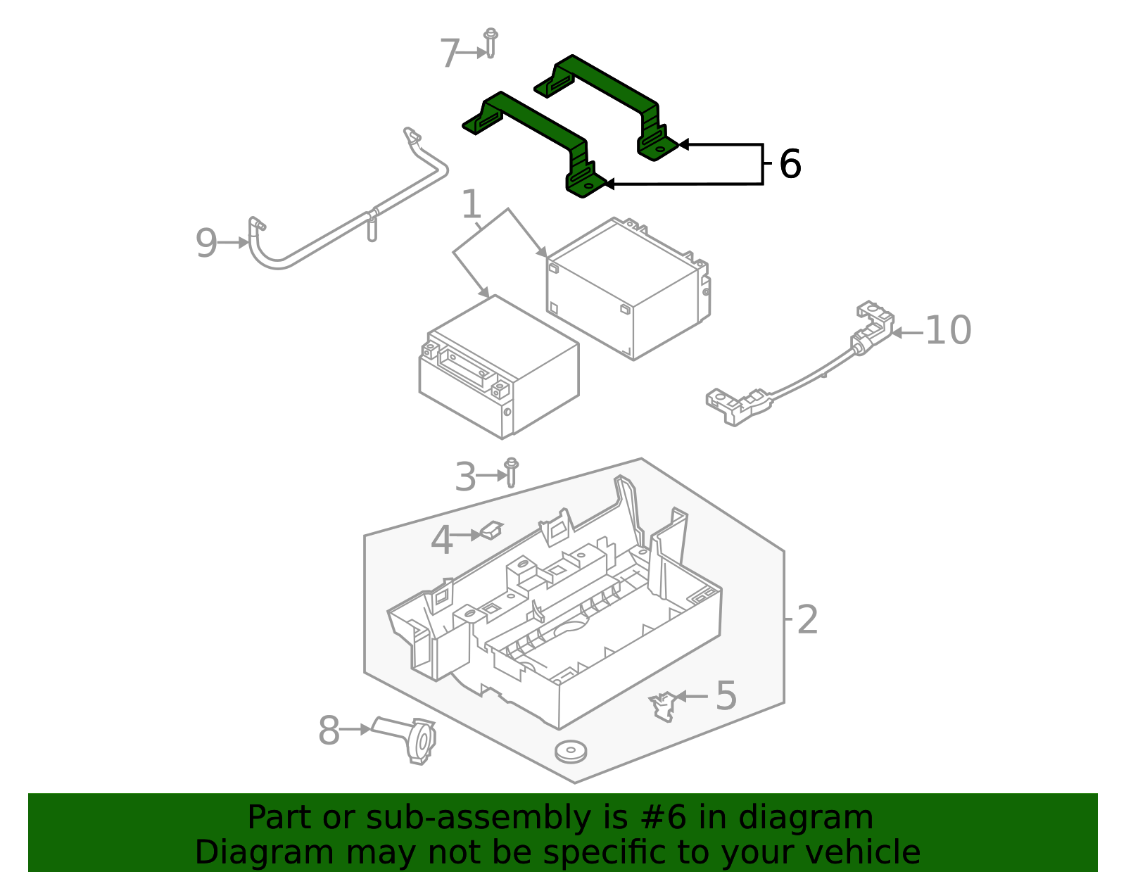 2021-2025 Ford | Hold Down Clamp | ML3Z-10753-B | Walls' Ford Parts