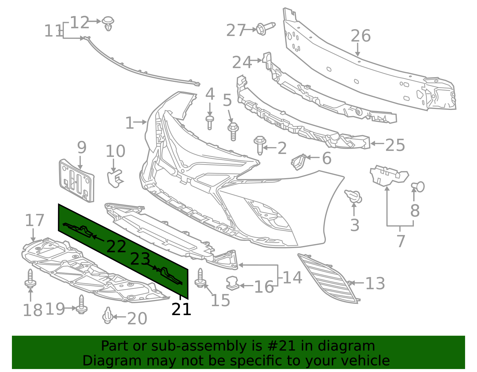 53853-06180 - High-Quality Bumper Cover Insulator for 2018-2025 Toyota ...