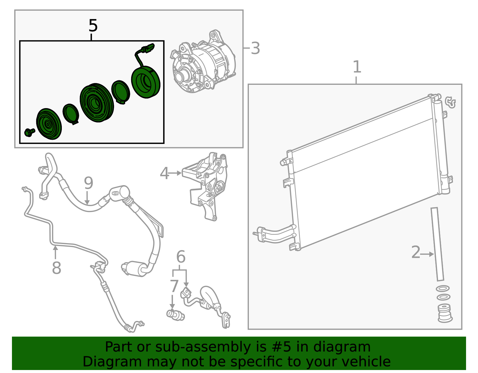2015-2020 GM A/C Compressor Clutch 86798575 | GetOEMParts.com
