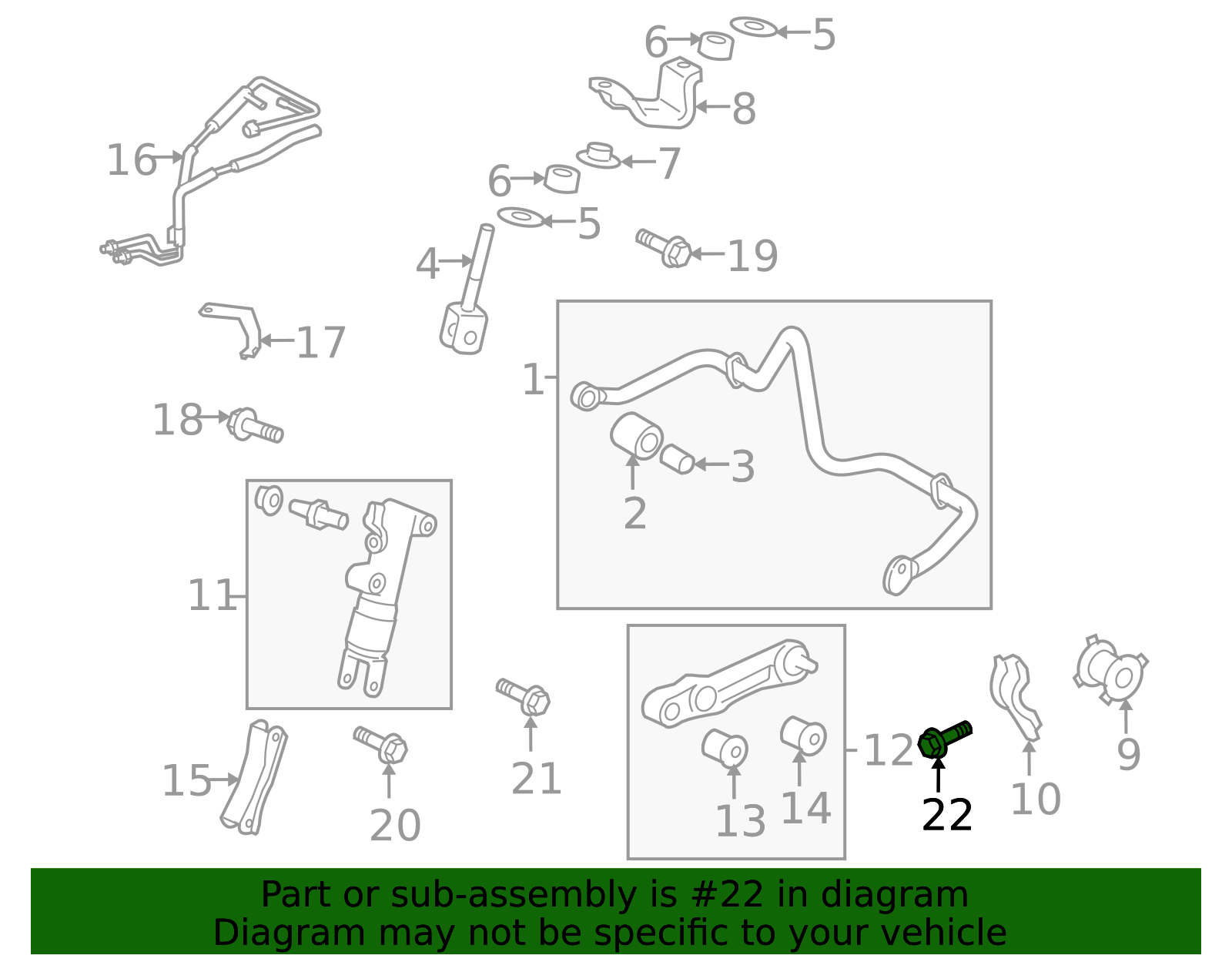 2008-2011 Toyota Land Cruiser Mount Bolt 91674-L1022 | Toyota Parts Center