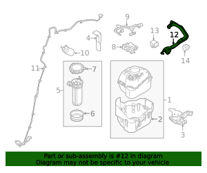 2011-2016 Ford | Filler Pipe | BC3Z-5J232-E | Walls' Ford Parts
