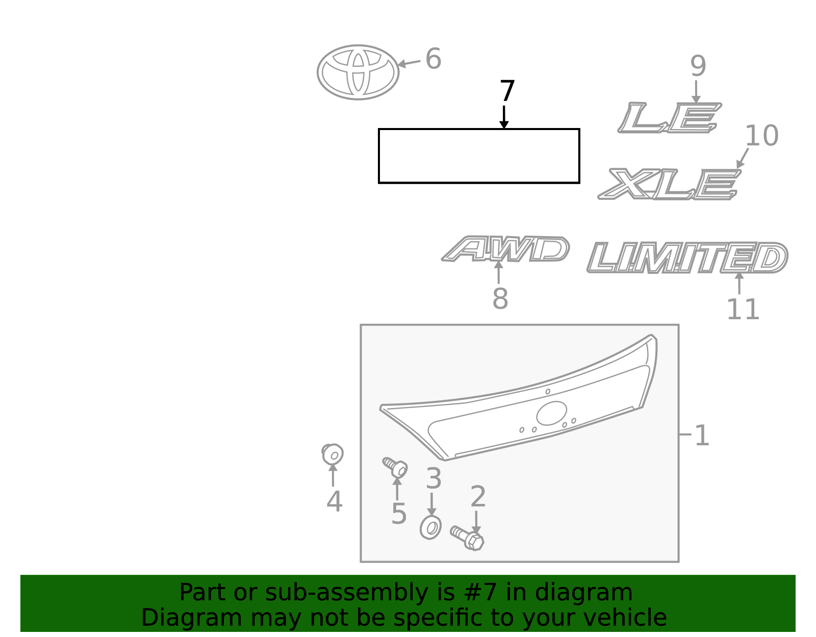 75442-0T010 - Hatch Emblem Norm Reeves Toyota Dallas Parts