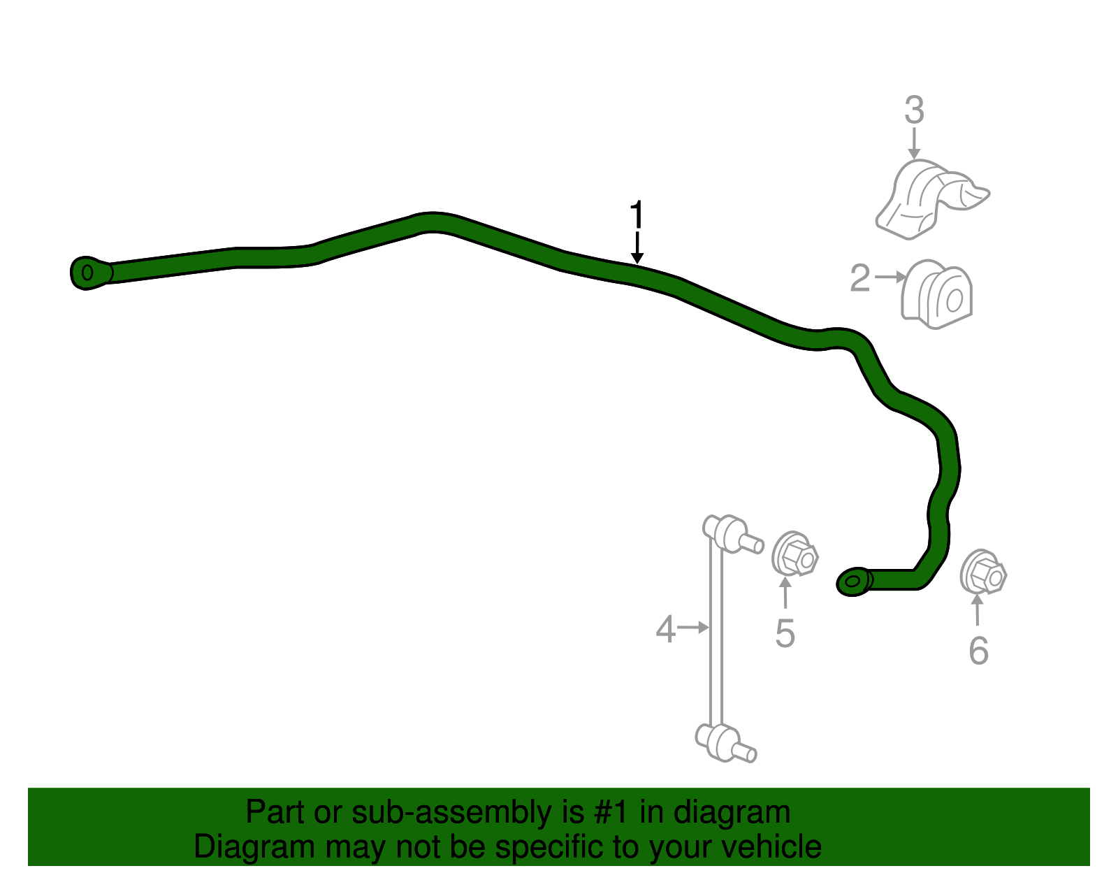 2016-2022 Honda HR-V Stabilizer Bar 51300-T7W-A01 | OEM Parts Online