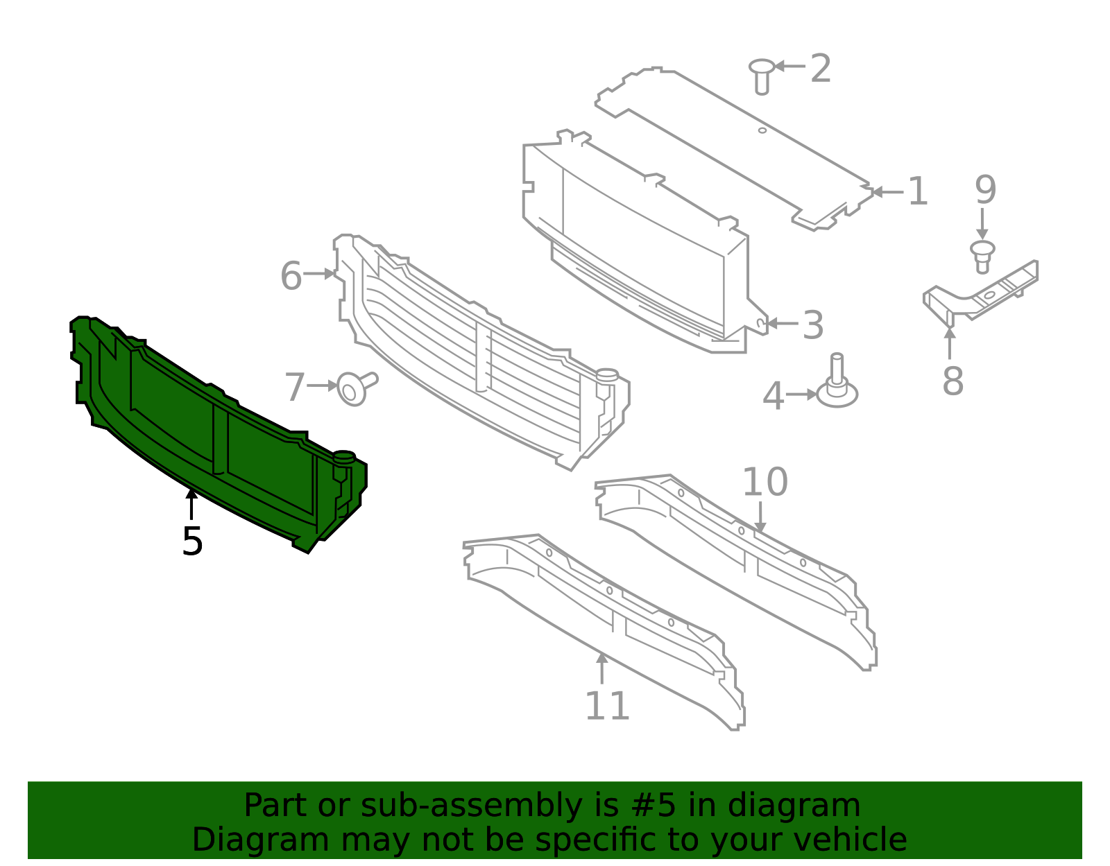 2017-2025 Volvo Upper Guide 31690202 | TascaParts.com