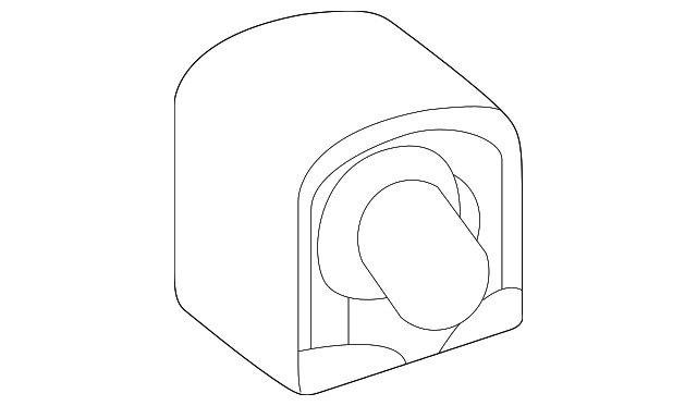 906-242-00-13 - Trans Cross-Member Mount 2014-2022 Mercedes-Benz ...
