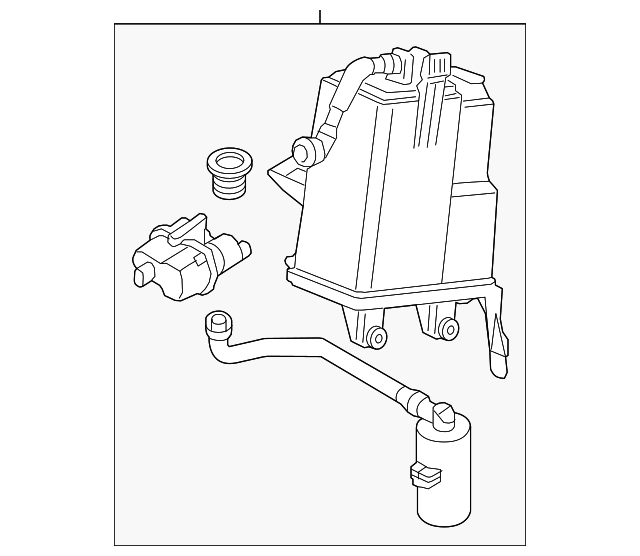 16117327885 - Vapor Canister 2014-2019 BMW | Genuine BMW Parts
