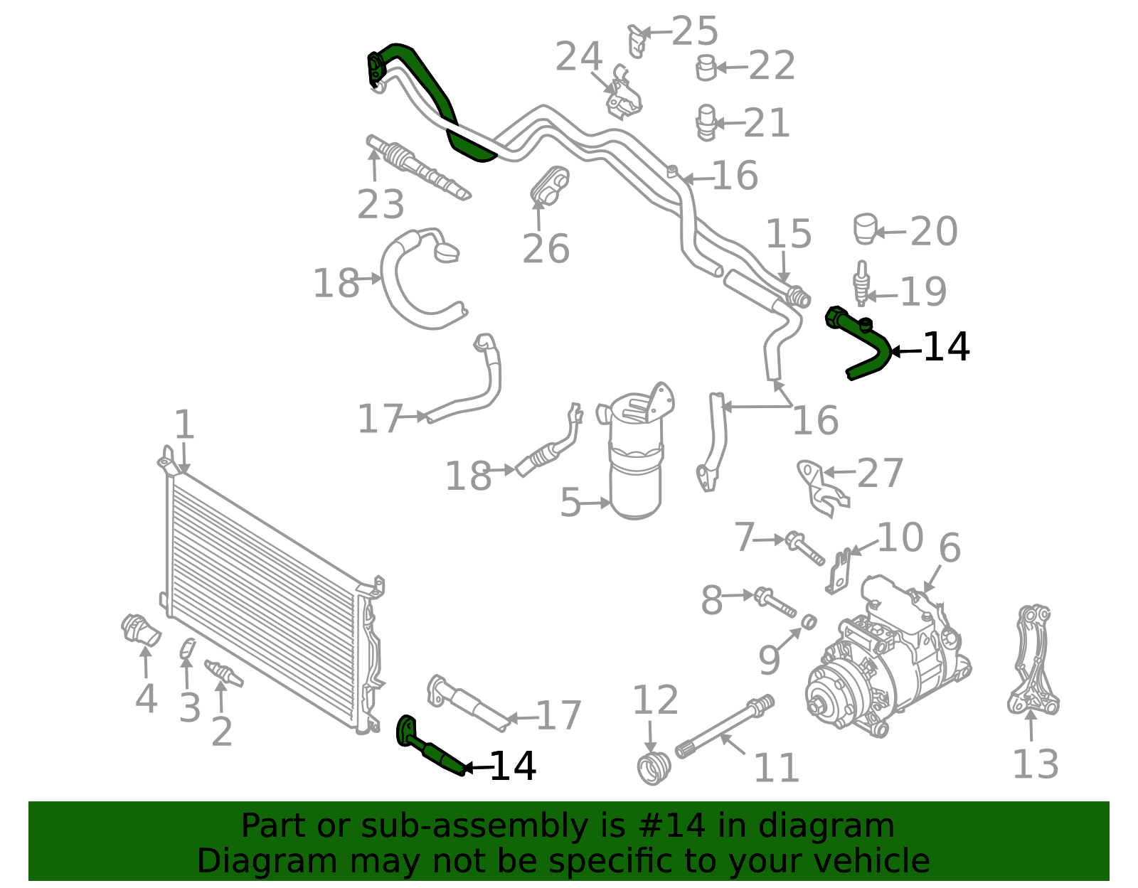 4E0-260-710-T - AC Line 2005-2010 Audi A8 Quattro | Audi OEM Parts
