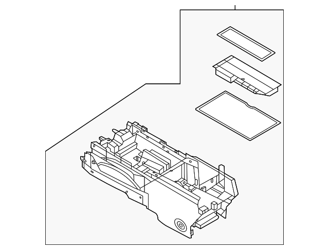 Genuine OEM Ford Part - Console Base ML3Z-15045A36-BB | Genuine OEM ...