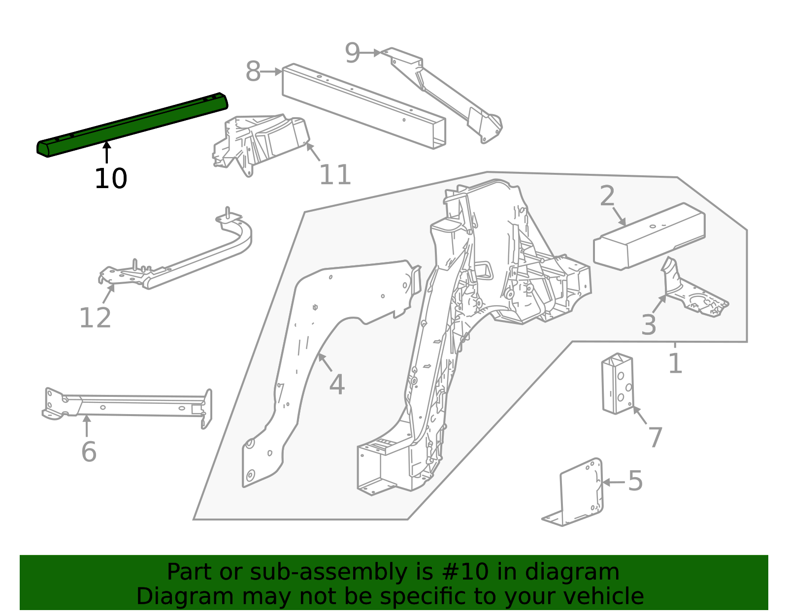 Buy Genuine GM Auto Parts - Brace (Part # 86825639) | GM Parts Store