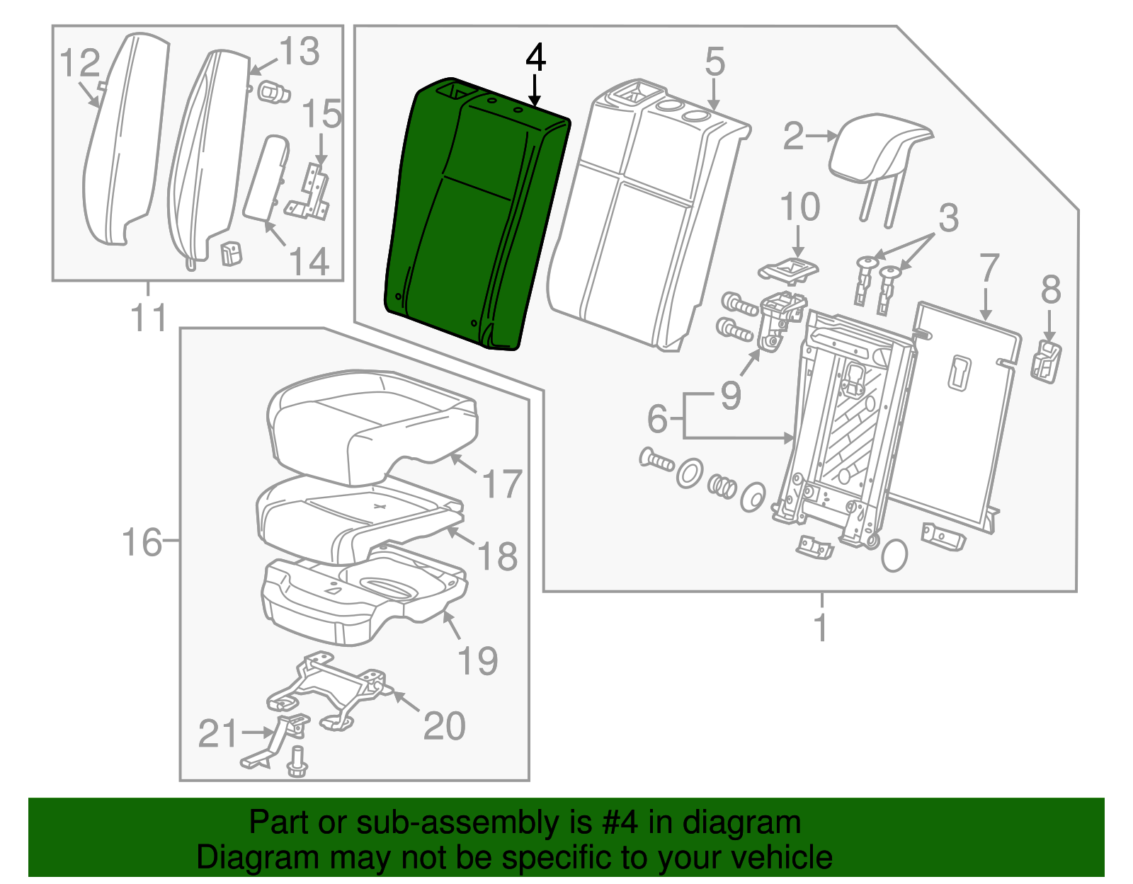 95247965 - 2015-2016 Chevrolet Trax - Medium Titanium Rear Driver Side ...