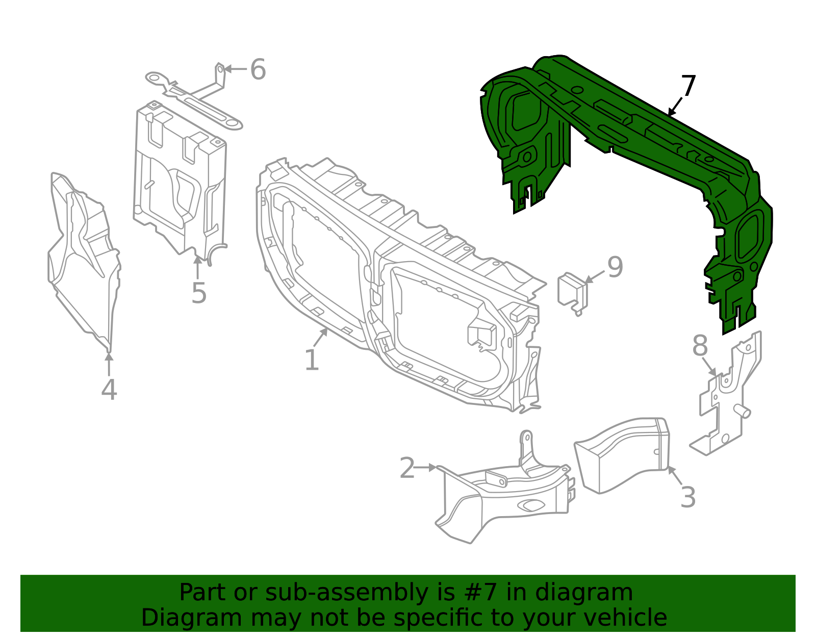 51748495363 - 2020-2025 BMW Upper Duct (51-74-8-495-363) | BMW of South ...
