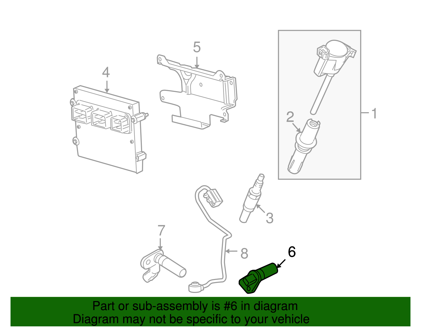 3R2Z-6A257-DA Genuine Ford Parts Camshaft Phaser 4.6L & 5.4L V8 Engine ...