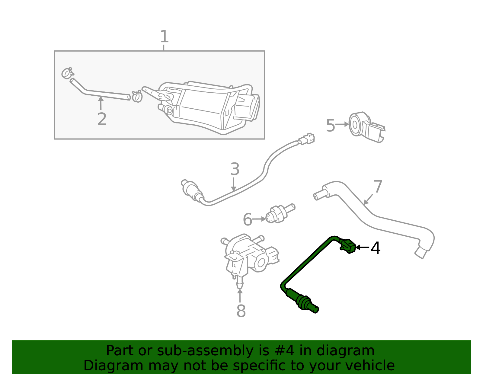 89465-02340 - Oxygen Sensor 2009-2013 Toyota | Toyota San Diego Parts