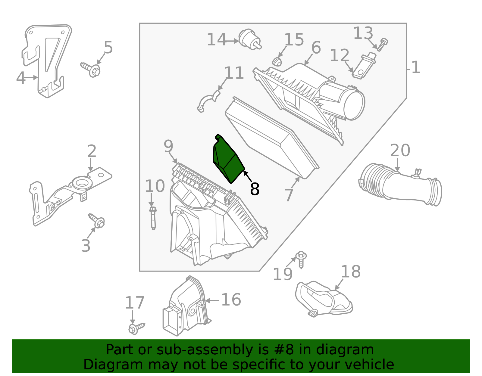 2020-2024 Ford Motorcraft™ Engine Air Filter FA-1952 | OEM Parts Online