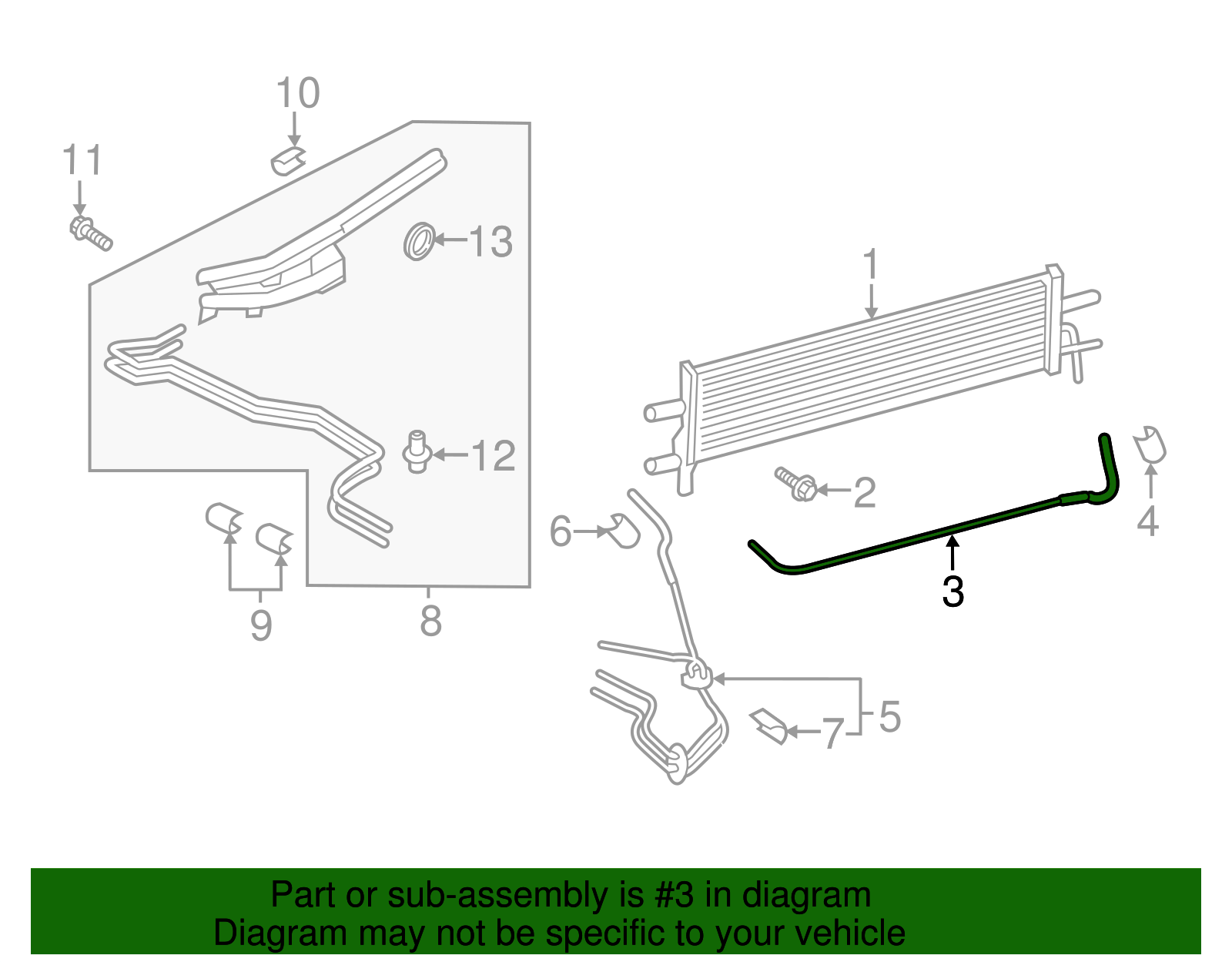 2017-2022 Ford Cooler Pipe HC3Z-7890-A | Miracle Ford Parts