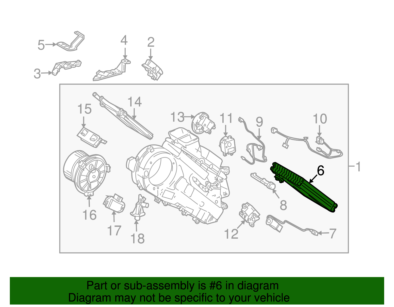 2008-2021 Toyota Evaporator Sub Assembly 88501-60460 | OEM Parts Online
