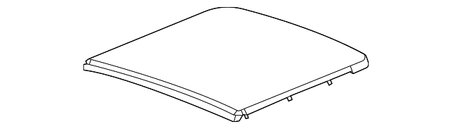 2021-2025 Jeep Sunroof Glass, Rear 68518685AA | Mopar Parts Canada