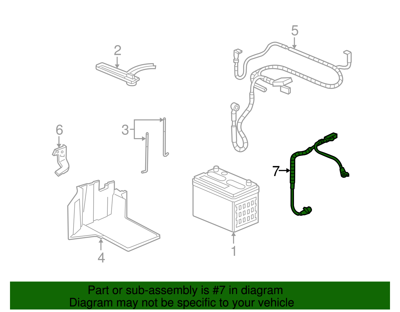 32600-SJC-A01 - 2009-2014 Honda Ridgeline - Cable Assembly Ground | All ...